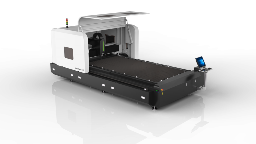 BesCutter Space Saver 1500-4000W 5’x10′ Fiber Laser for Metal Sheet ...